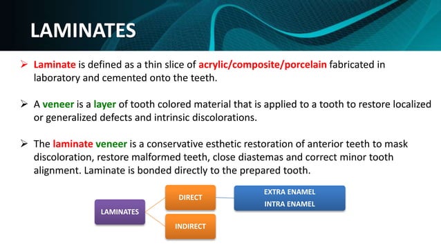 indirect restorations | PPTX | Dental Health | Diseases and Conditions