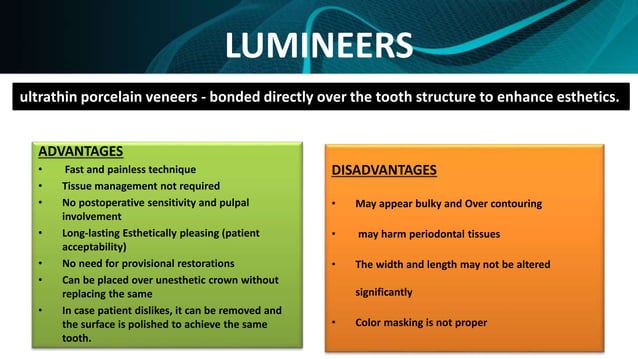 indirect restorations | PPTX | Dental Health | Diseases and Conditions