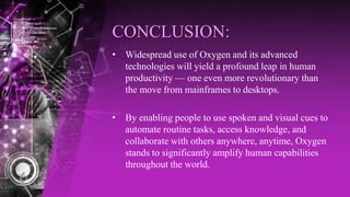 Project oxygen | PPTX