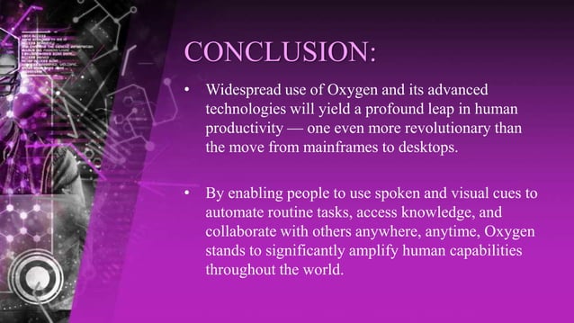 Project oxygen | PPT