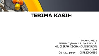 company profile contoh untuk membuat compro perusahaan | PPTX
