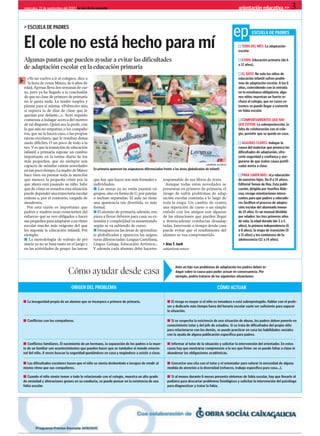 Adaptación y transiciones entre etapas educativas | PDF