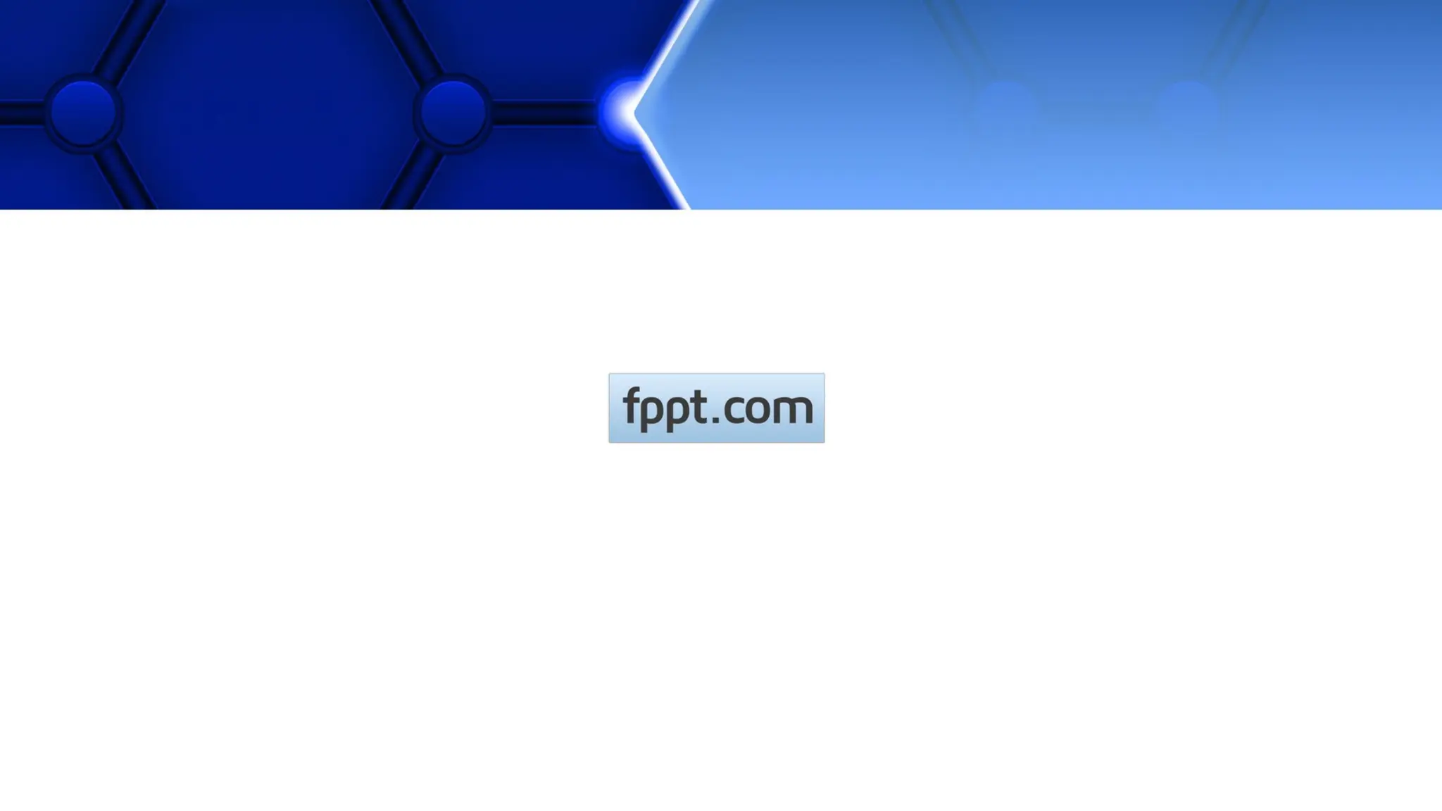Template for any presentation with blue background | PPTX