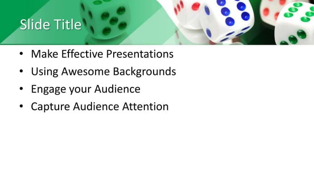 160869-dice-template-16x9 for powerpoint slides | PPT
