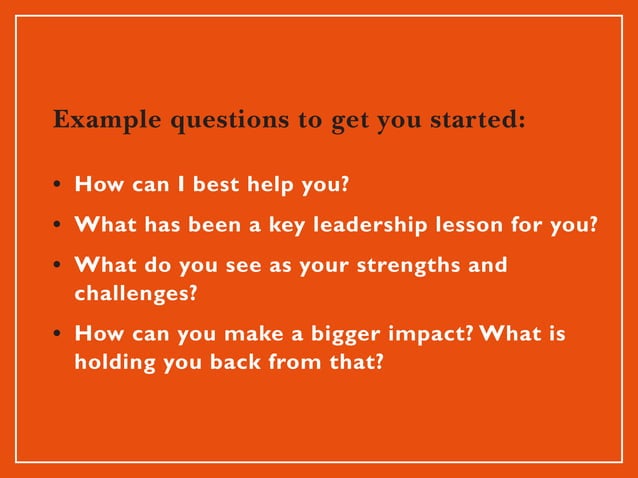 The Art of Asking Mentees Questions | PPT