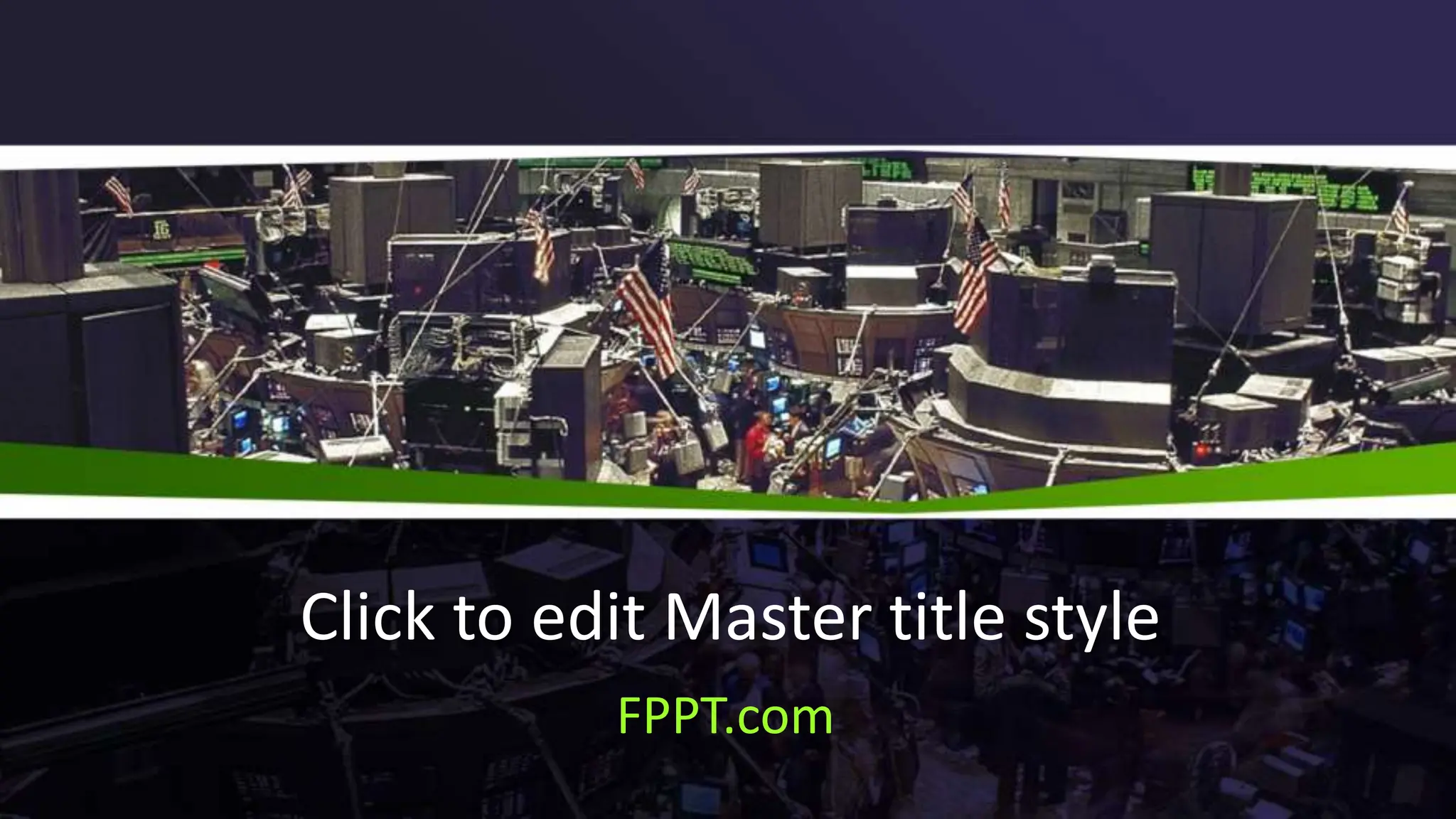 Free Stock Exchange PowerPoint Template. | PPTX