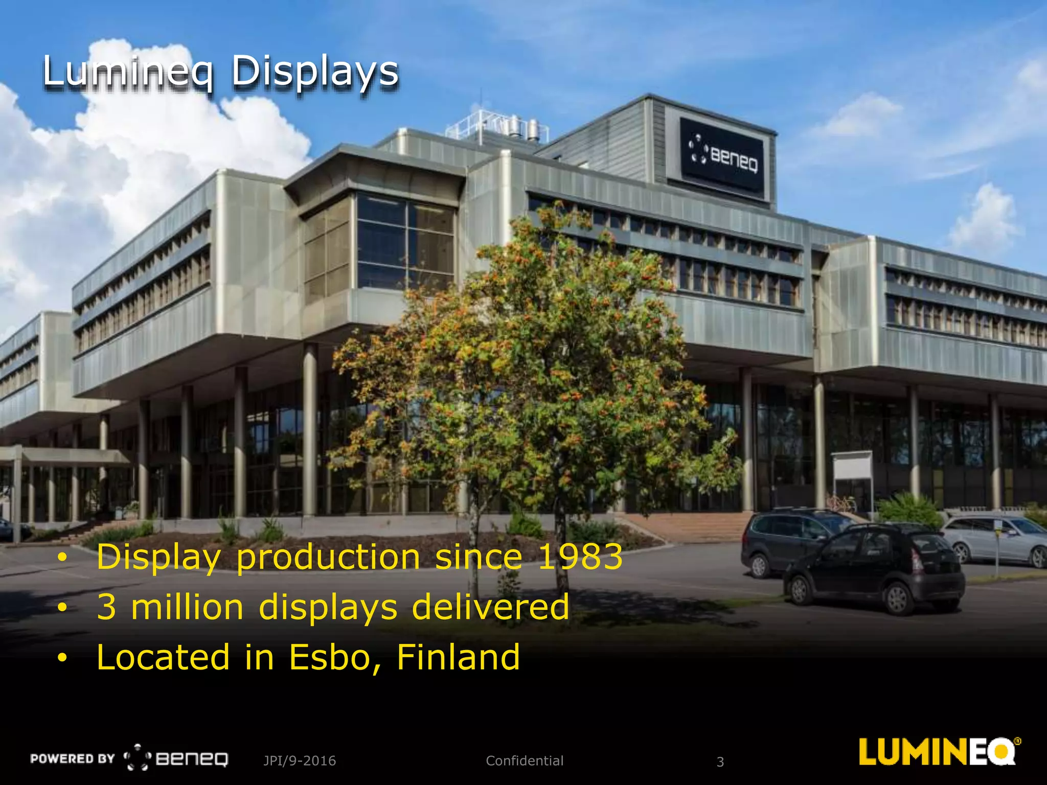 Beneq's Lumineq TASEL transparent displays | PPTX