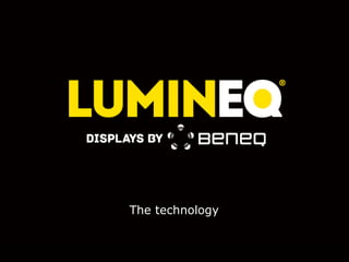 Beneq's Lumineq TASEL transparent displays | PPTX