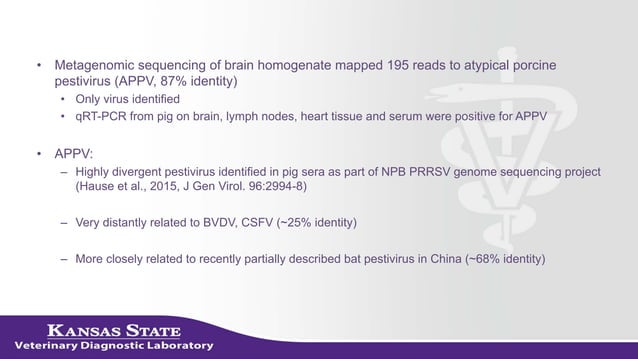 Dr. Ben Hause - Pathogen Discovery Using Metagenomic Sequencing | PPT