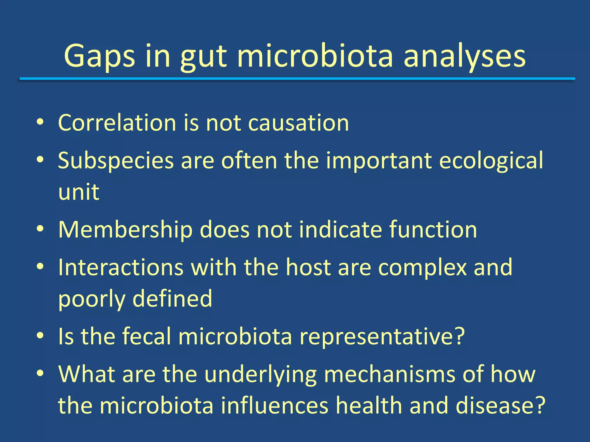 Dr. Heather Allen - The Swine Gut Microbiota: Status and Outlook | PPT