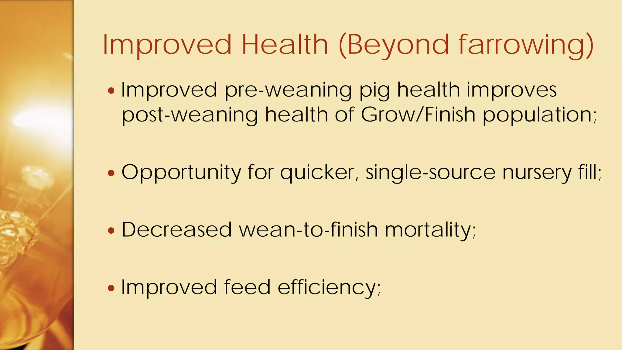 Dr. Dave Baumert - Impact of Batch Farrowing on Health and Productivity ...