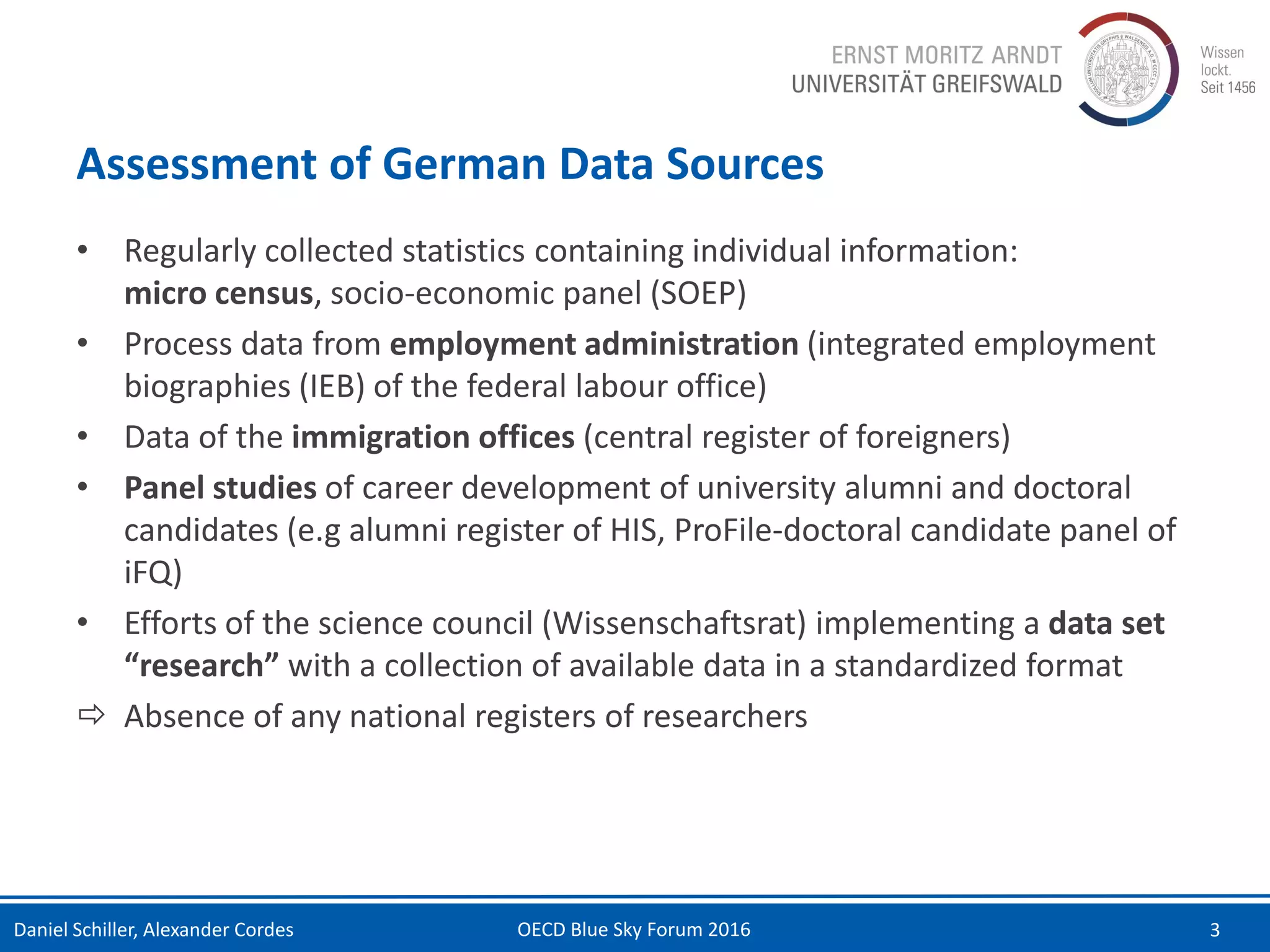 Schiller - Measuring researchers mobility | PPT