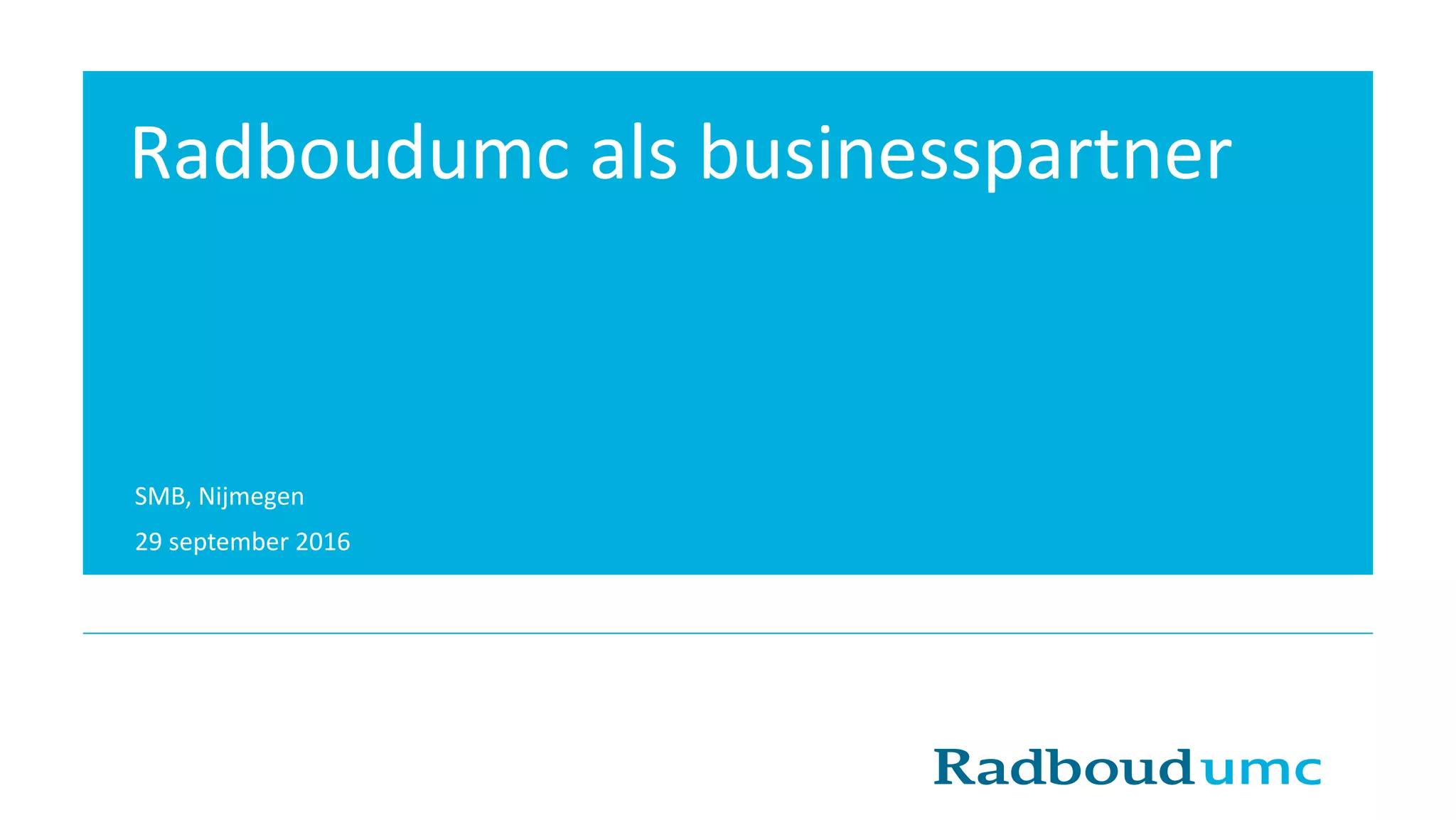 160929 umc presentarion molecule to business | PPT