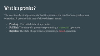 Promises - Asynchronous Control Flow | PPT