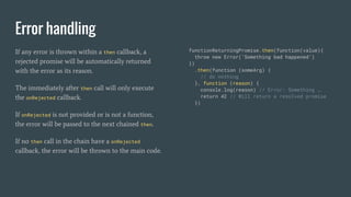 Promises - Asynchronous Control Flow | PPT