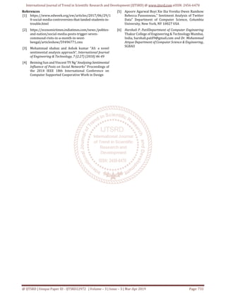 An Approach to Block Negative Posts on Social Media at Server Side | PDF