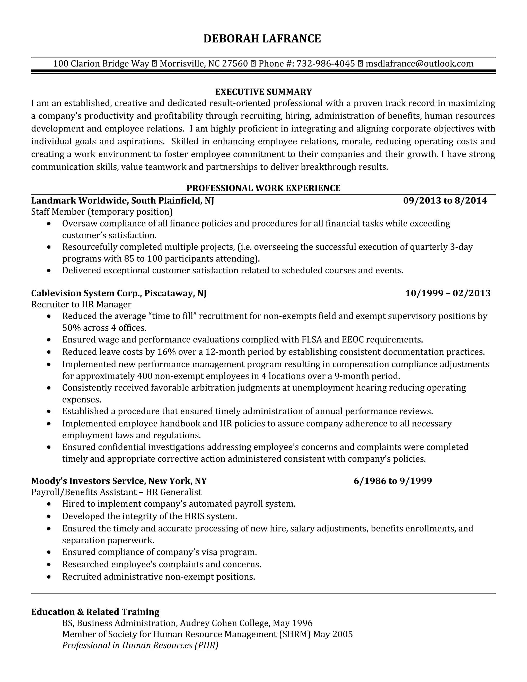 Deborah LaFrance v1 | DOC