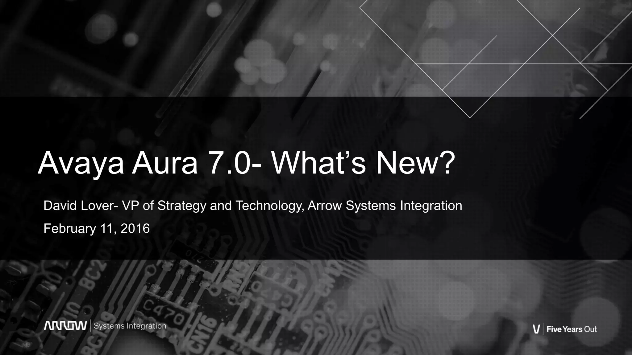 Avaya Aura 7.0 - What's New Webinar Slides | PPT