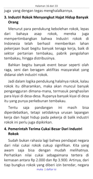160 halal haram rokok | PDF