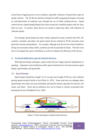 Crossroads Vertical Speed Control Devices: Suggestion from Observation ...