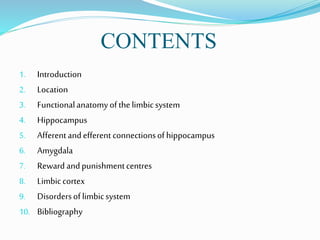 Limbic System and It's parts | PPT