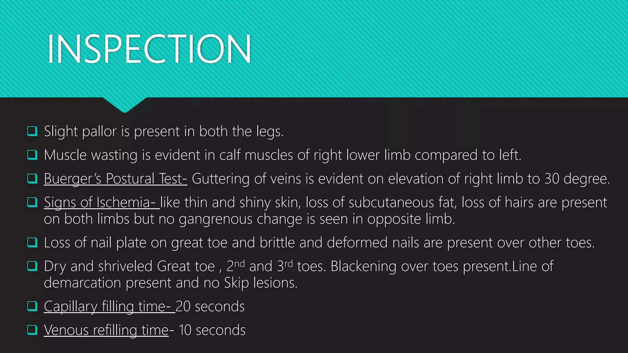 Peripheral Vascular Disease Case Presentation | PPTX