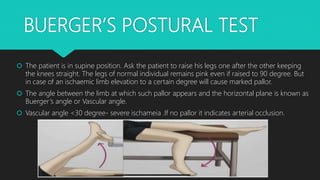 Peripheral Vascular Disease Case Presentation | PPTX