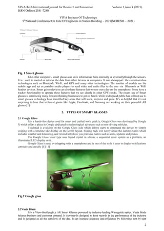 Smart Glasses Technology | PDF