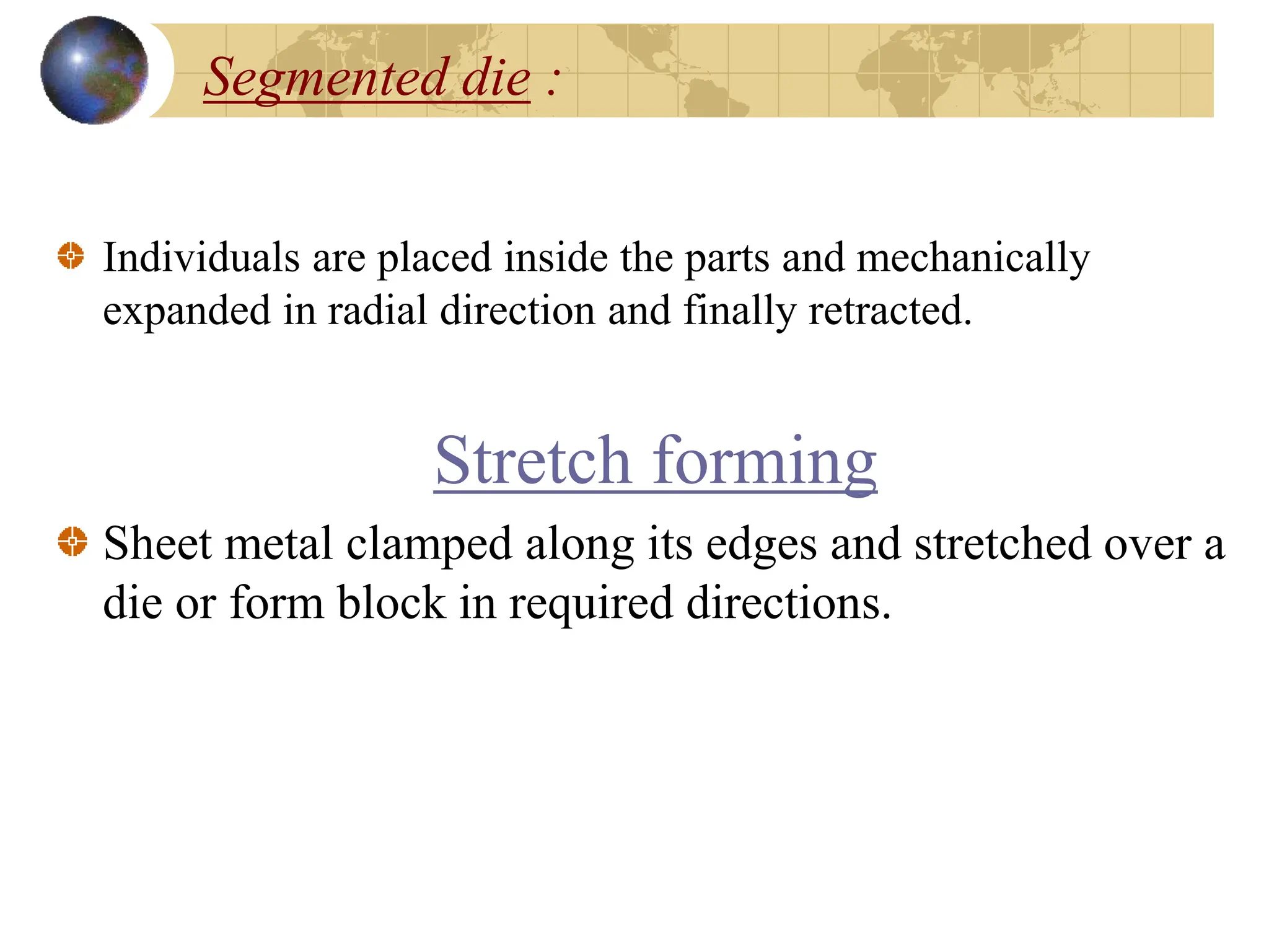 Sheet Metal Forming Process Presentation | PPT
