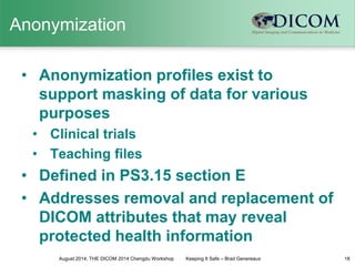 Keeping it safe: Securing DICOM | PPTX