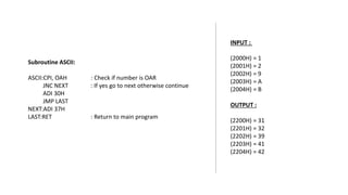 Code Conversion in 8085 Microprocessor | PPTX | Programming Languages | Computing