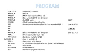 Code Conversion in 8085 Microprocessor | PPTX | Programming Languages | Computing