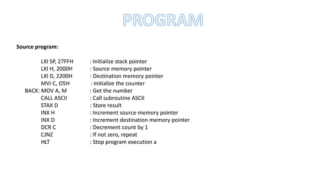 Code Conversion in 8085 Microprocessor | PPTX | Programming Languages | Computing