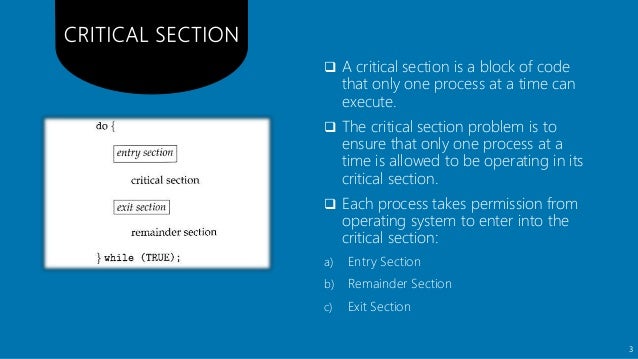 Critical Section in Operating System