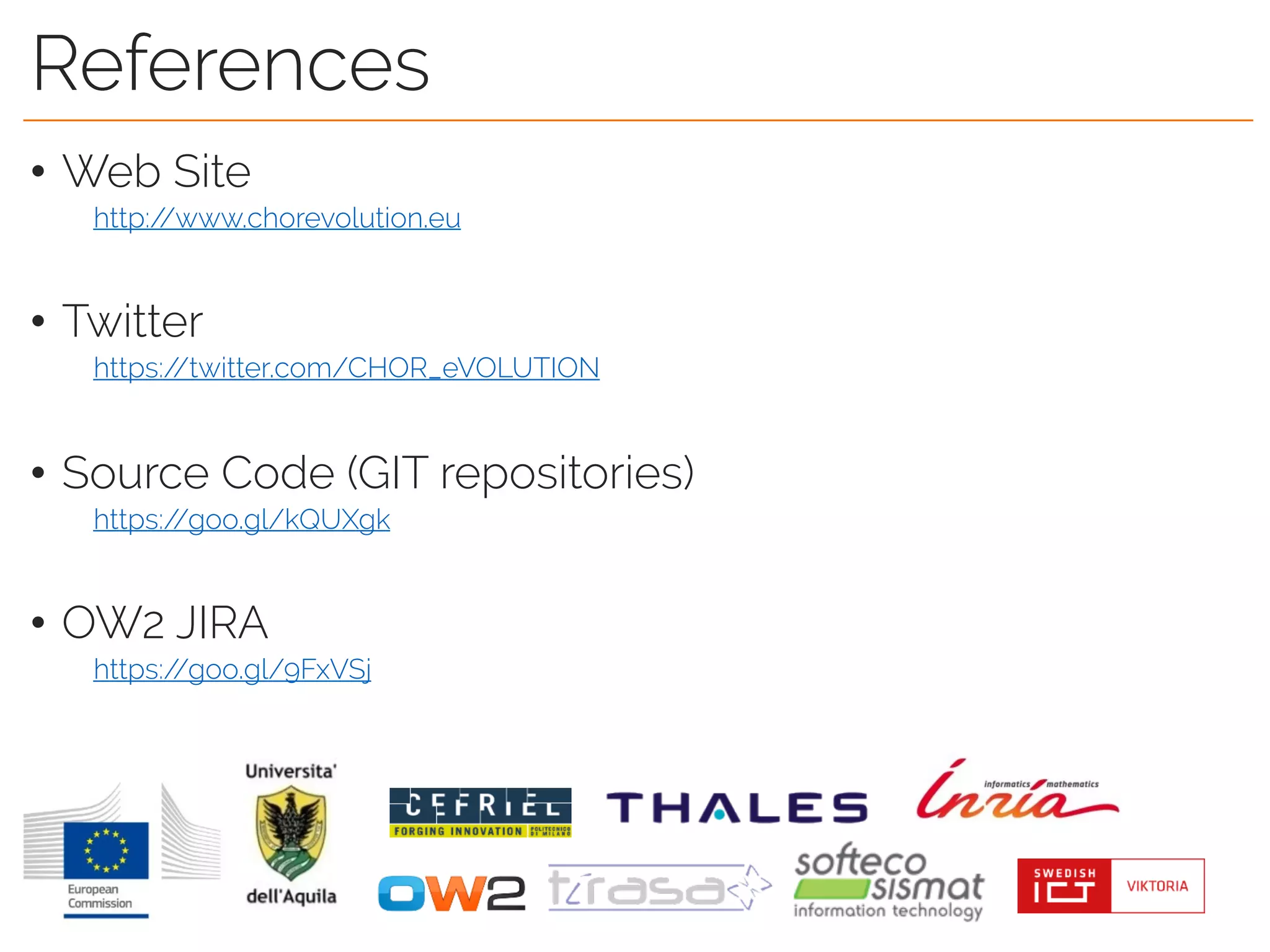 CHOReVOLUTION Studio Demo at EclipseCon Europe 2016 | PDF