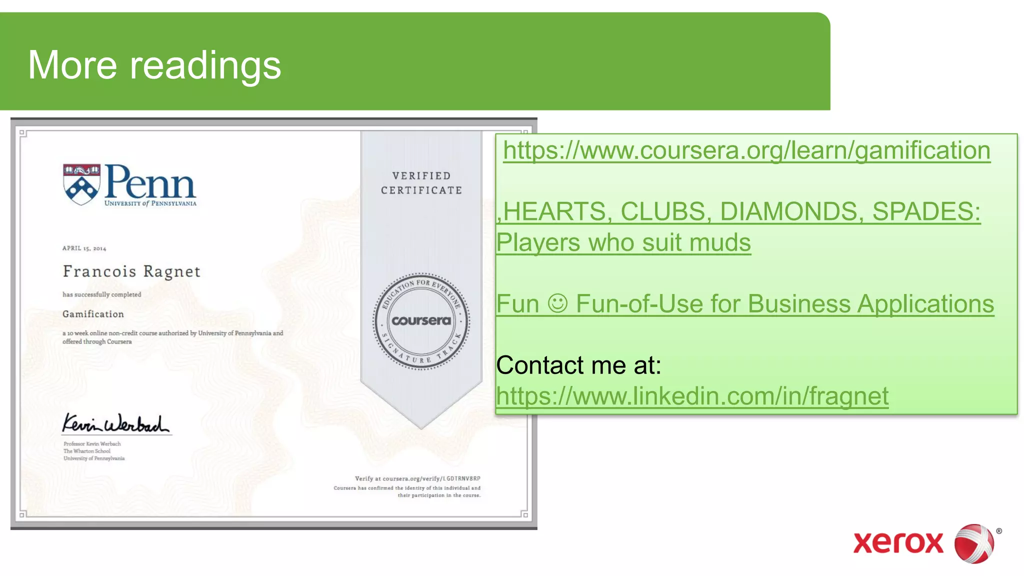 Gamification Fundamentals - From Theory to Practice | PDF