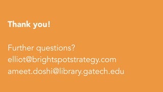 Library Assessment Conference: Lead Users | PPT