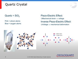 Quartz Crystal Oscillators and Phase-Locked Loops | PPT