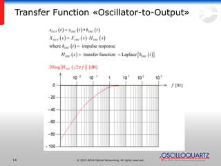 Quartz Crystal Oscillators and Phase-Locked Loops | PPT