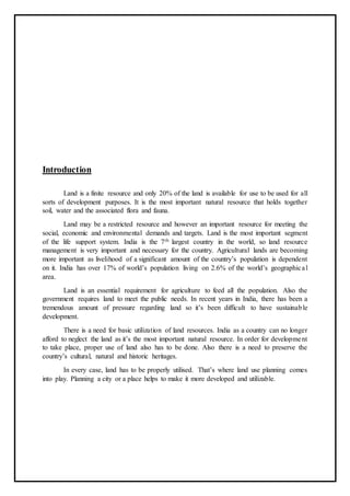 LAND USE PLANNING | DOCX
