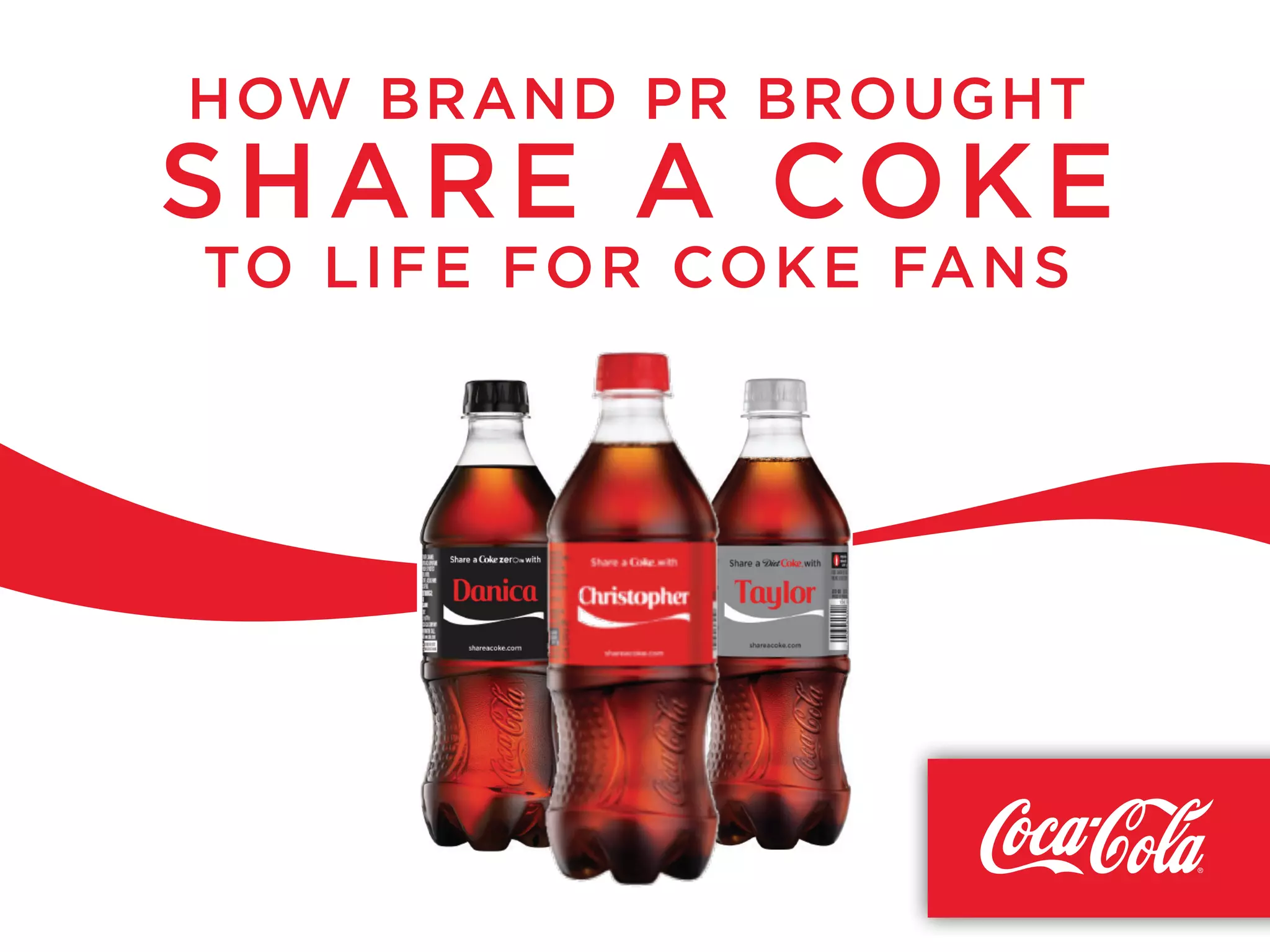 HOW BRAND PR BROUGHT SHARE A COKE TO LIFE FOR COKE FANS | PDF