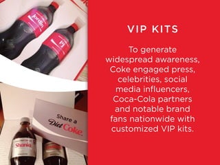 HOW BRAND PR BROUGHT SHARE A COKE TO LIFE FOR COKE FANS | PPT