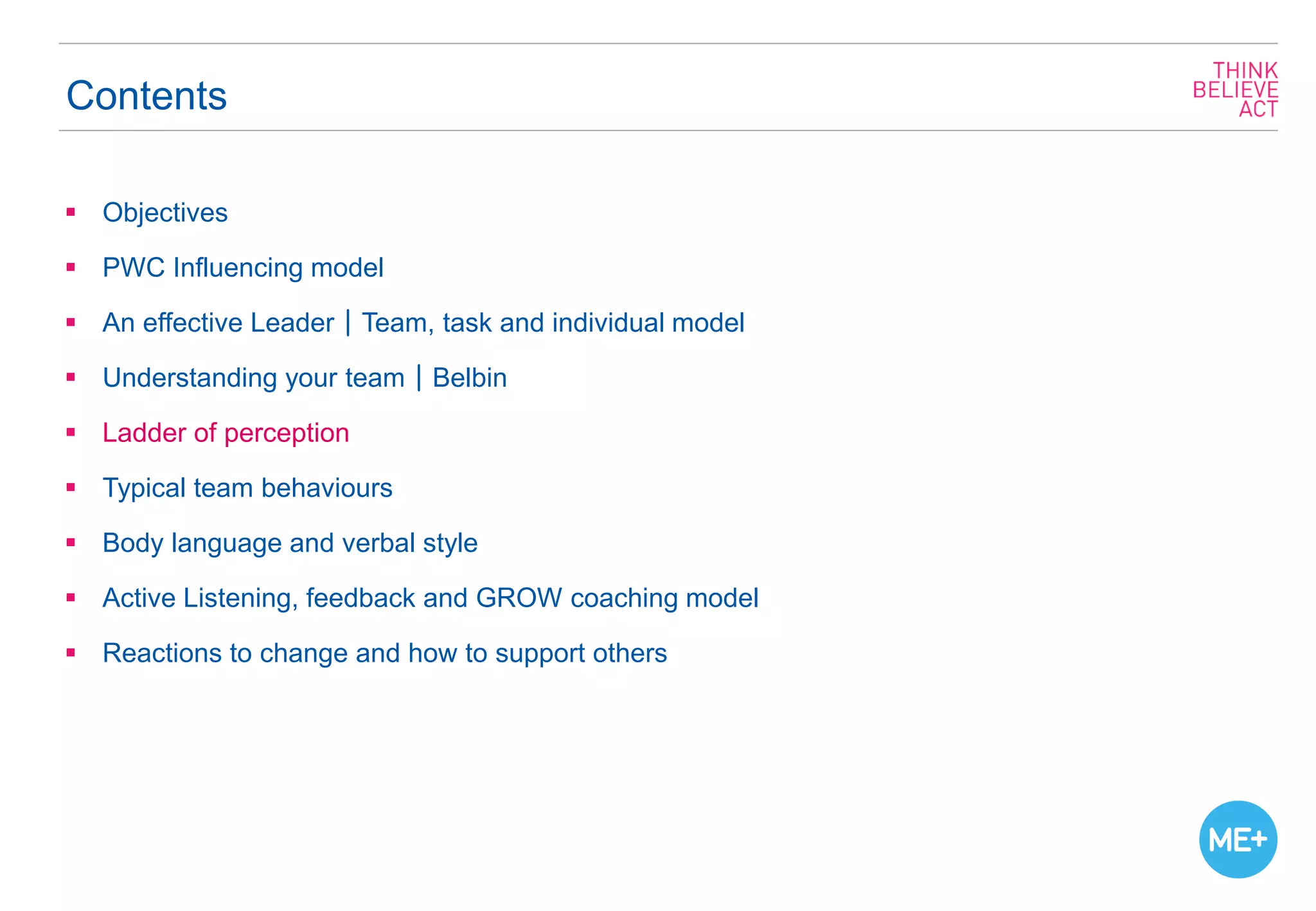 Supporting materials - ladder of perception | PDF