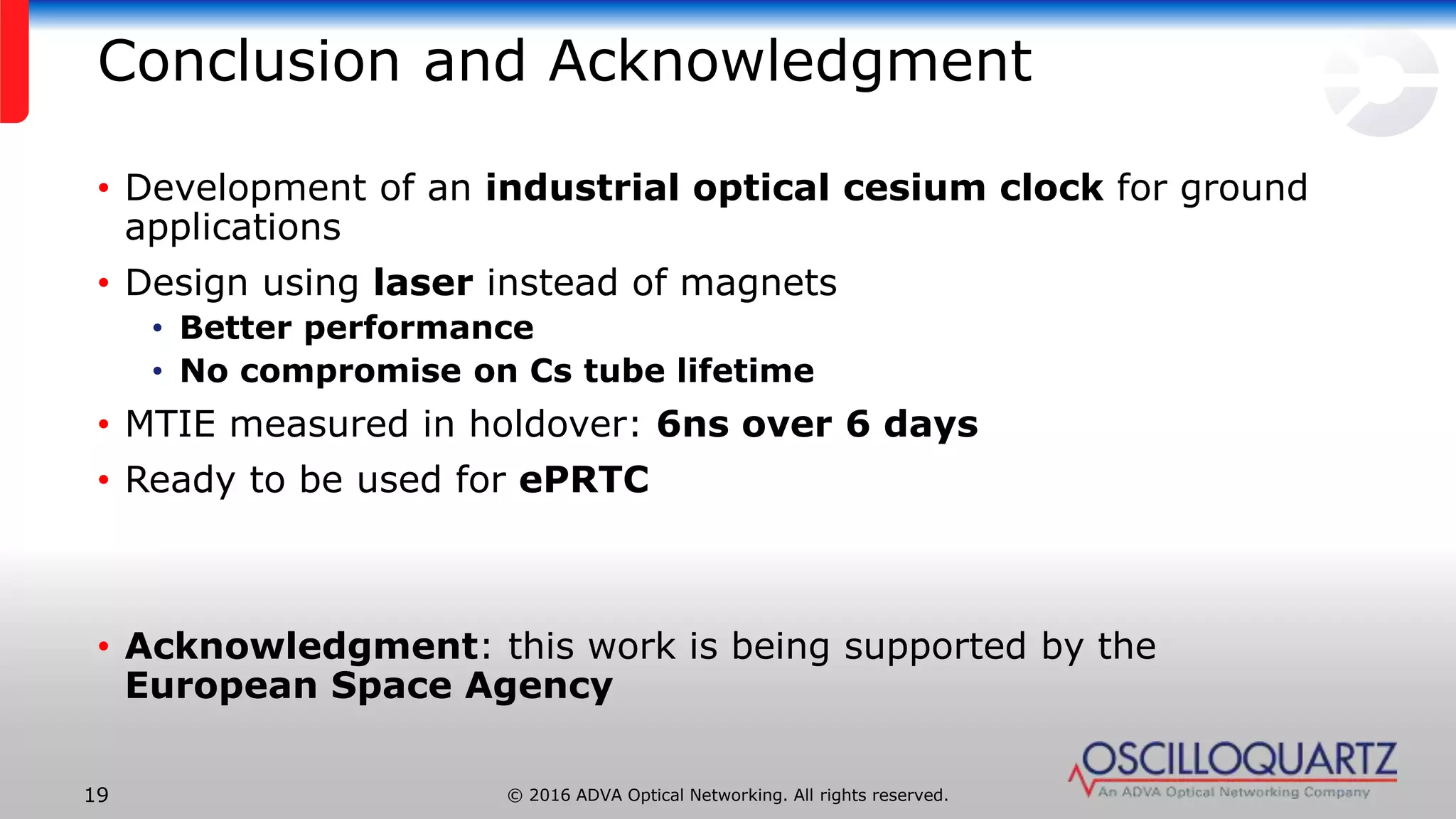 Performance Results of an Optically Pumped Cesium Beam Clock | PPTX