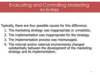 6.2. evaluating and controlling marketing activities | PPT