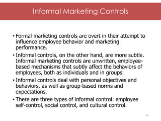 6.2. evaluating and controlling marketing activities | PPT