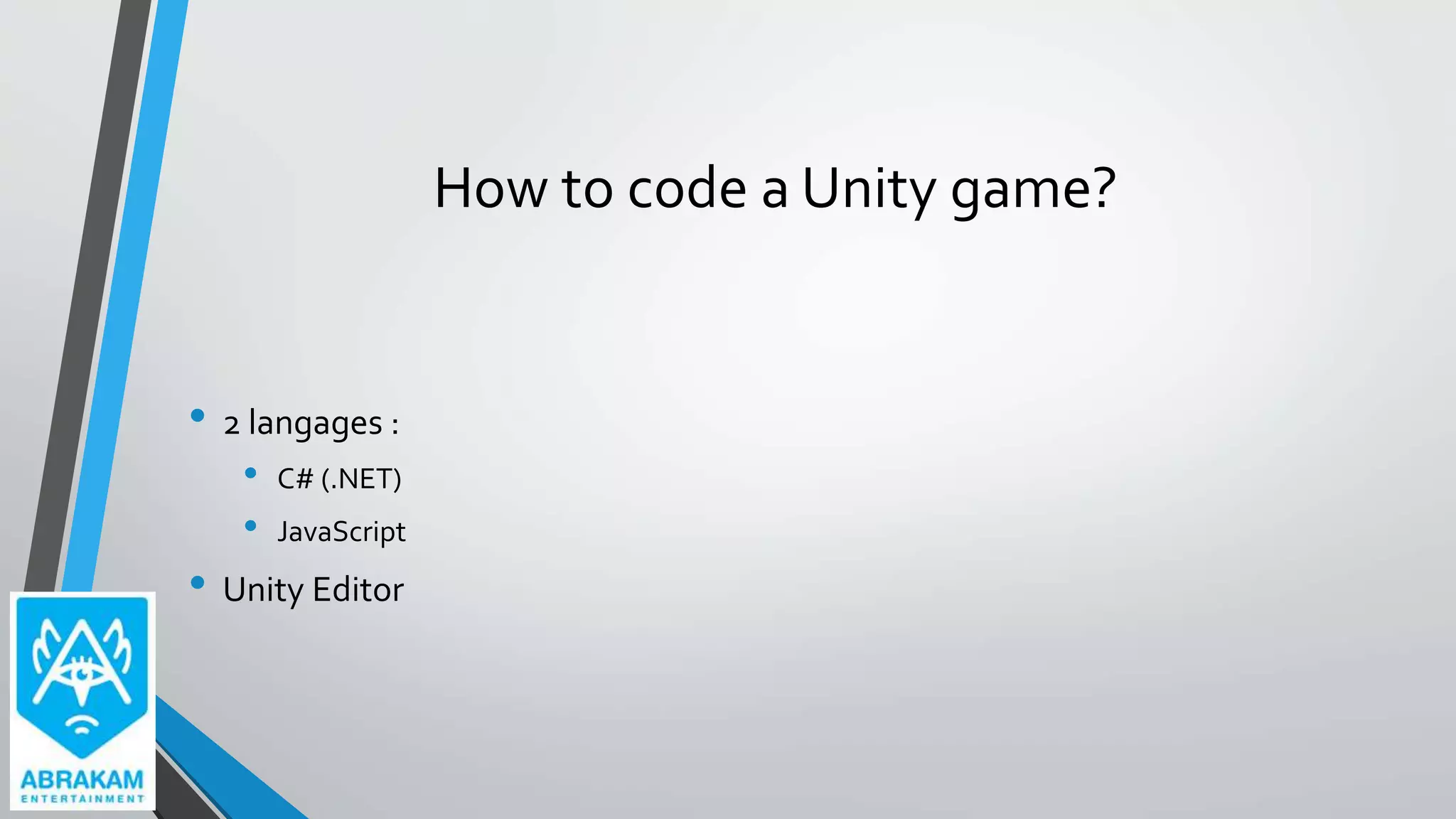 Unity - Game Engine | PPTX