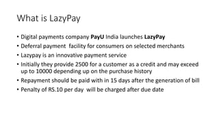 lazypay | PPTX