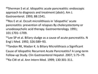 Approach to Recurrent acute pancreatitis | PPTX