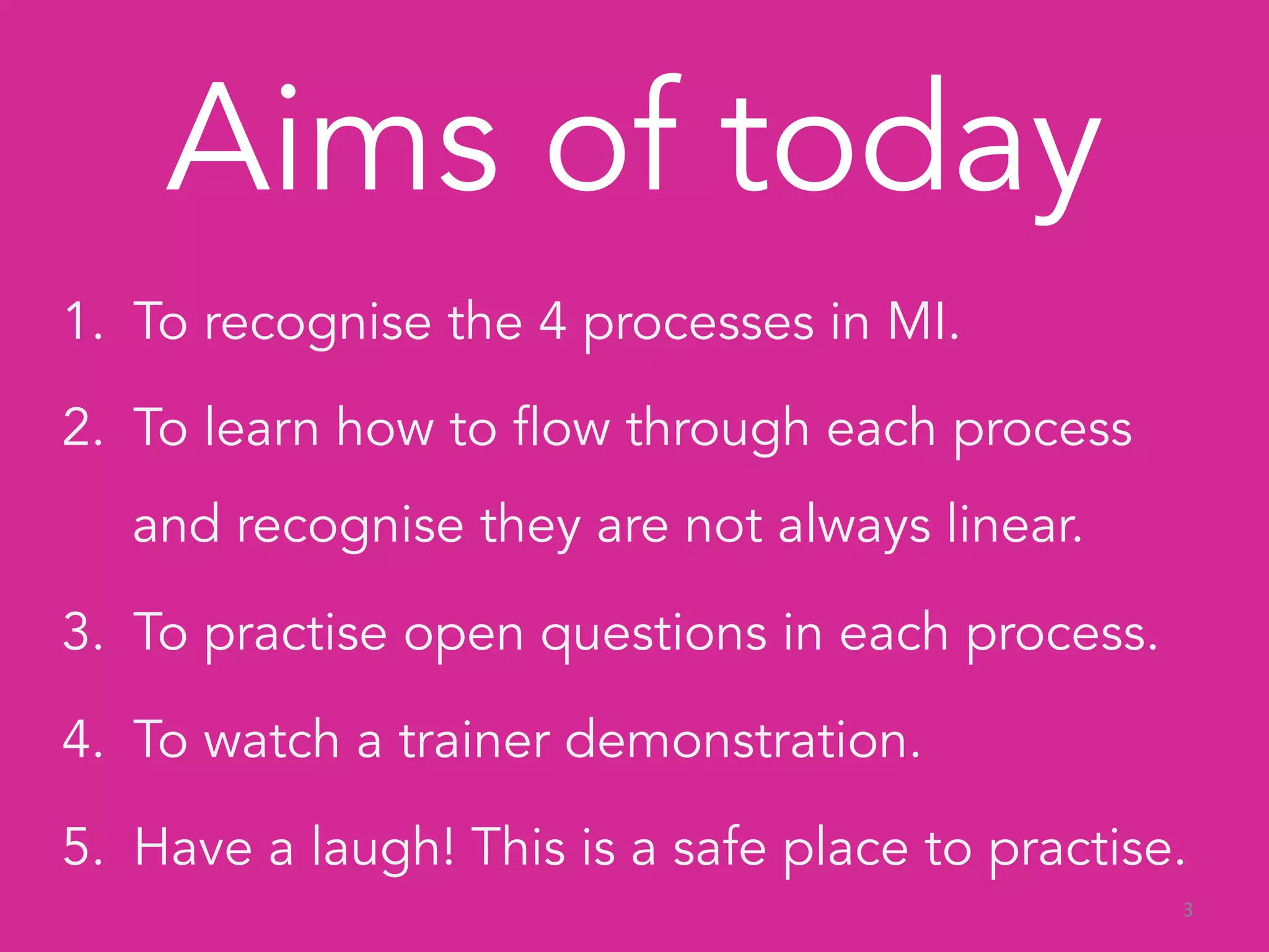 Motivational Interviewing (MI) Club - The 4 MI Processes | PDF
